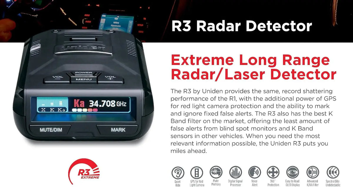 R3 EXTREME Radar Detector – Hampton Tuning