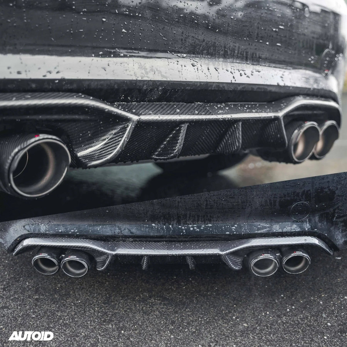 TRE Pre-preg Carbon Fiber Competition Rear Diffuser for BMW M2 & M2 Co ...